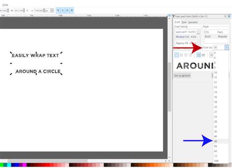 How To Wrap Text Around A Circle In Inkscape Davies Media Design