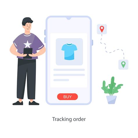 Tracking Order Concept 2667525 Vector Art At Vecteezy