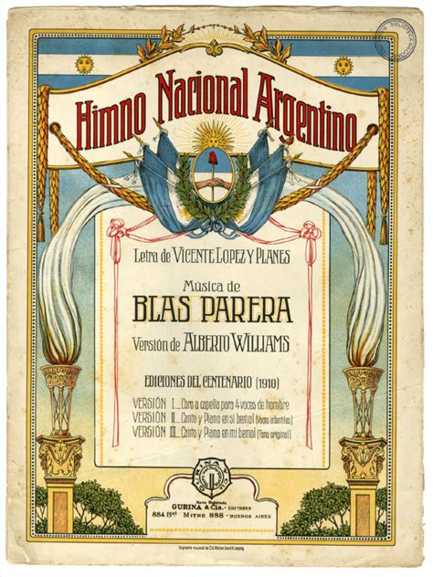 Himno Nacional Argentino Partitura Para Cuatro Voces Pdf