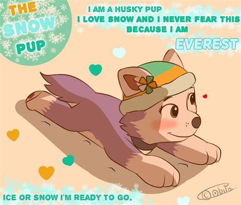 Paw Patrol The Snow Pup By Konohathehusky On Deviantart