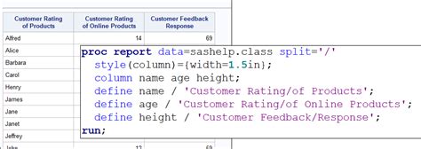 Solved Ods Row Height Sas Support Communities
