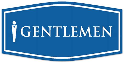Signs Bylita Fancy Gentleman Figurine Sign Laser Engraved Lettering