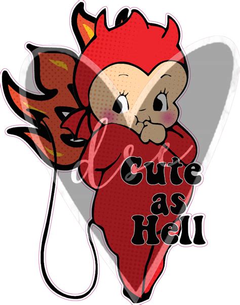 Assorted Cute As Hell Vinyl Daniellespencerexclusive