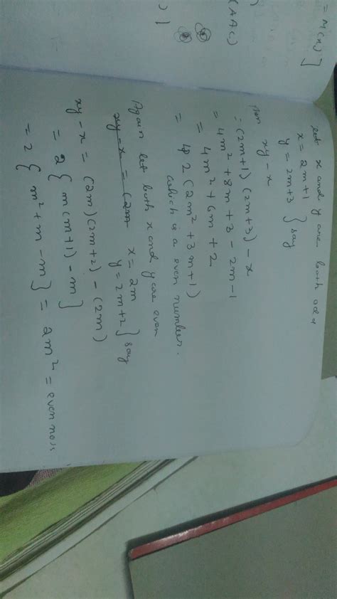 Solved 6 Prove If X And Y Are Integers Of The Same Parity