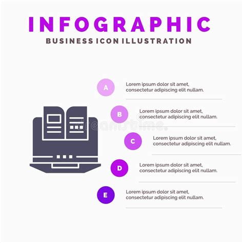 Laptop Computer Book Hardware Infographics Presentation Template 5