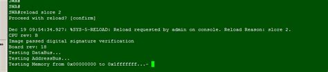Solved 2960x Reload Command Issue Cisco Community