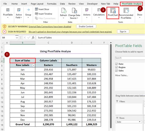 How To Create Pivot Chart From Pivot Table Eroppa