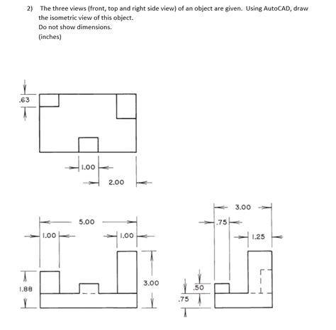 Solved AutoCAD Drawing Assignment Please Send Link To Chegg