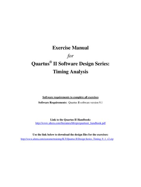 Fillable Online Why Is My Design Compiled By Quartus Ii Successfully