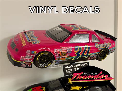Losi 1 12 Decals Days Of Thunder Aldo Benedetti Goodys 34 Nascar