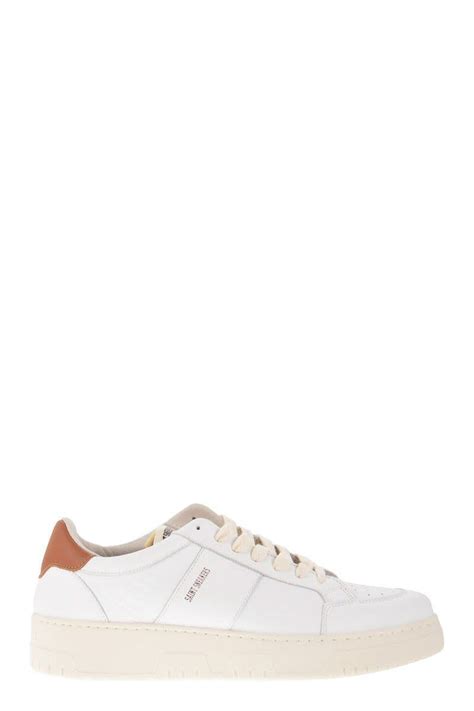 Buy Saint Sneakers Golf White And Leather Trainers Whiteleather At