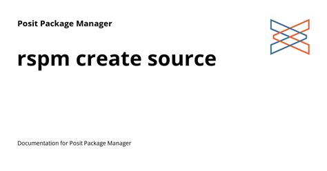Rspm Create Source Posit Package Manager
