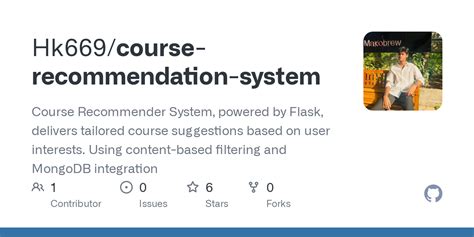 Course Recommendation System LICENSE At Main Hk Course Recommendation System GitHub