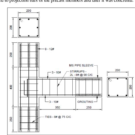 Figure 3 From Performance Evaluation Of Dry Precast Beam Column Joints Semantic Scholar