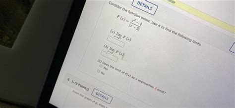 Solved 5 3 Points Consider The Function Below Use It