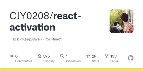 Github Cjy React Activation Hack For React