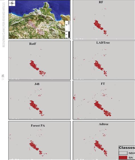 Figure 4 From Comparison Of Tree Based Classification Algorithms In Mapping Burned Forest Areas