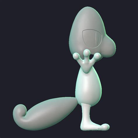 Stl File Treecko Pokemon Grass Starter Hoenn 🐉 Obj ・3d Printer Design To Download・cults