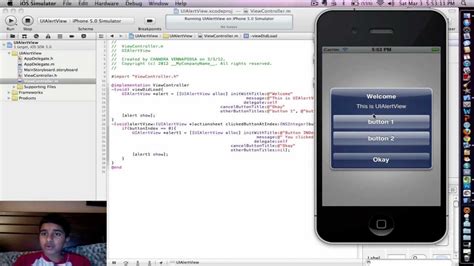 Uialertview Example Using Xcode 4 Youtube
