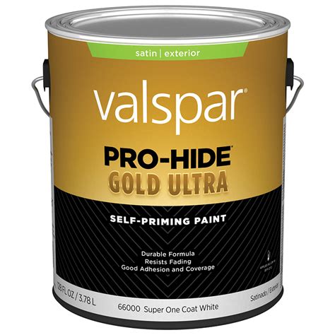 12 Pack Of 1 Gal Valspar 66000 White Pro Hide Gold Ultra Exterior Self