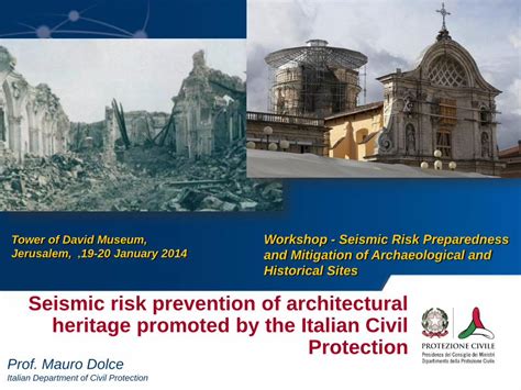 Pdf Seismic Risk Prevention Of Architectural Heritage Promoted Dokumen Tips