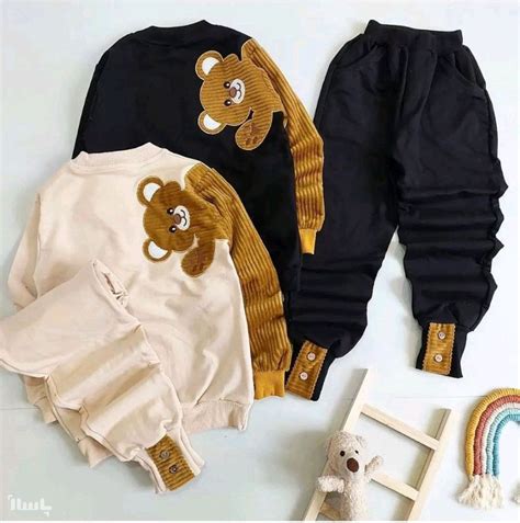 جزئیات محصول ست اسپورت خرس دخترانه و پسرانه مدل Sha46 پاساژ