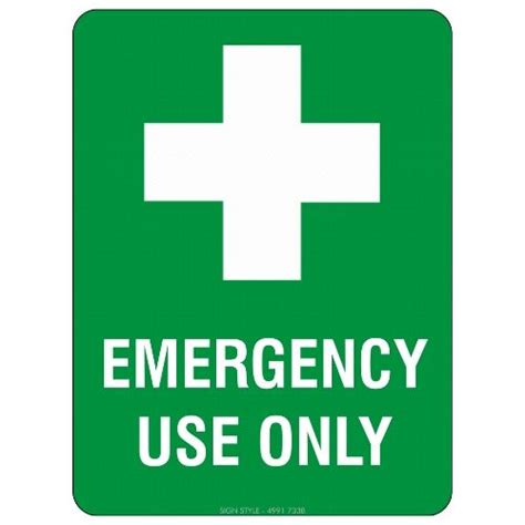 first aid signs sign style