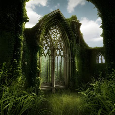Arch Overgrown Stock Illustrations 160 Arch Overgrown Stock
