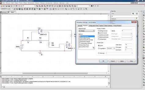 Orcad 166 Capture And Pspice Pspice Analysis Type Youtube