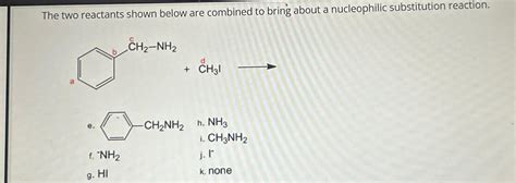 solved the two reactants shown below are combined to bring