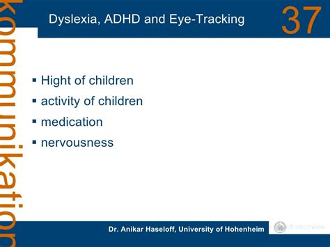 Eye Tracking Testing Dyslexia And Adhd