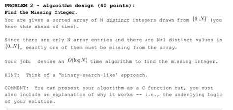 Solved Problem 2 Algorithm Design 40 Points Find The