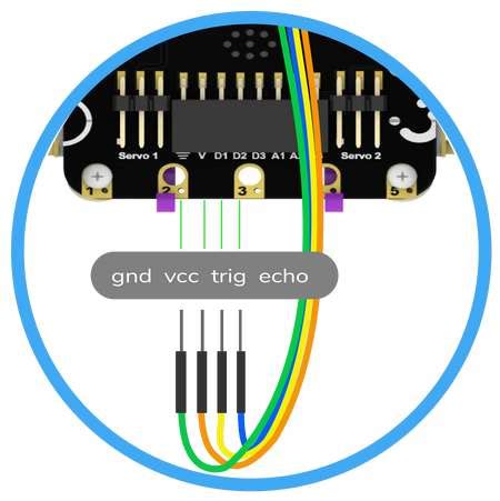 Ultrasonic Sensor With Quarky Python Example Project