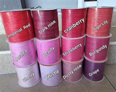 Raffia Ispie Yarn 100colors In Stock Etsy