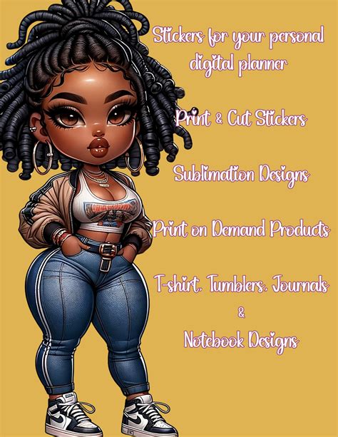 Chibi Doll Clipart Chibi Doll Png Chibi Doll Art African American Chibi Doll Ai Art African