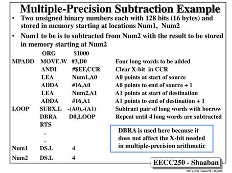 Ppt 68000 Binary Coded Decimal Bcd Arithmetic Powerpoint