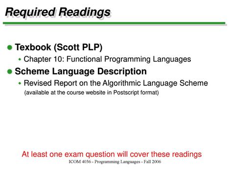 Icom 4036 Programming Languages Ppt Download