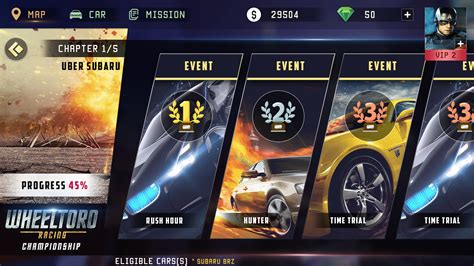 Car Racing Gui Behance