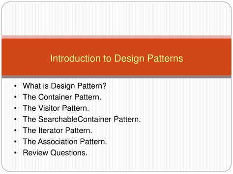 Ppt Introduction To Design Patterns Powerpoint Presentation Free Download Id8855009
