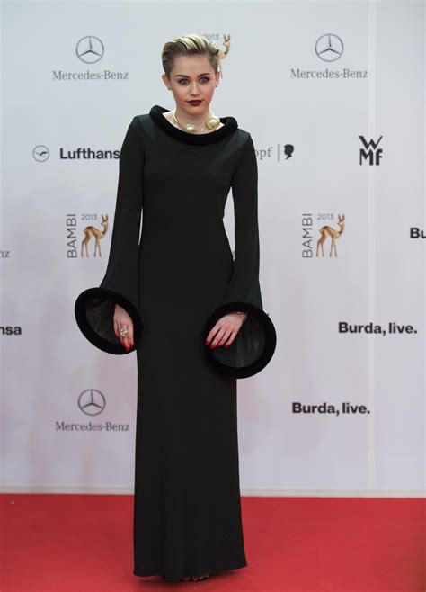 Miley Cyrus Red Carpet Photos 2013 Bambi Awards In Germany