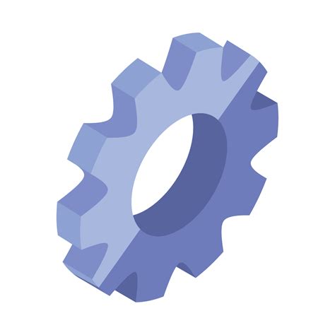 Isometric Gear Cog Setting 13815624 Vector Art At Vecteezy