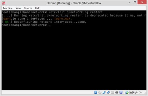 Cara Konfigurasi IP Address Di Debian