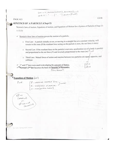 Seventh Set Of Notes ENGR 3423 Studocu