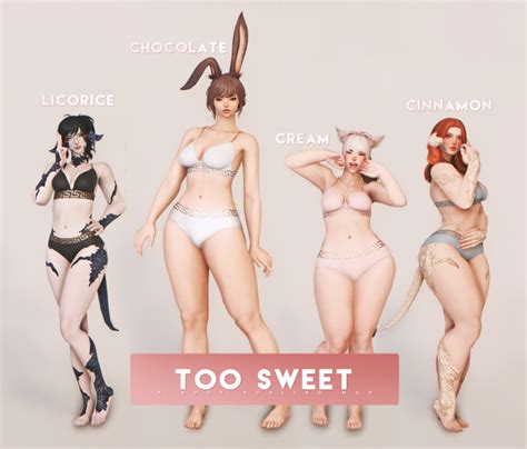 Too Sweet Body Scaling Mod The Glamour Dresser Final Fantasy XIV Mods And More
