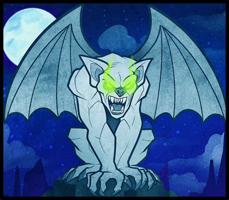 How To Draw A Gargoyle Step By Step
