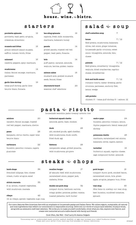 Red Wine Bistro Menu At Alice Powell Blog