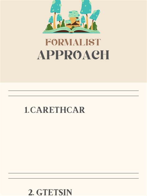Formalist Approach Pdf