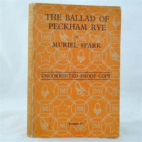 The Ballad Of Peckham Rye By Muriel Spark Rare And Antique Books