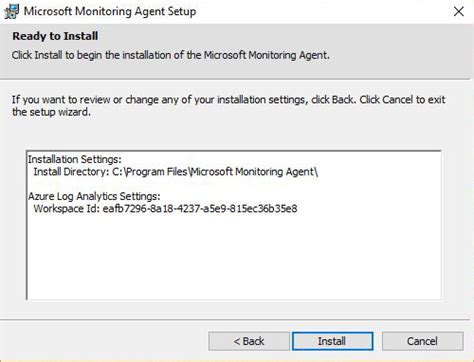 Install And Configure The OMS Windows Agent