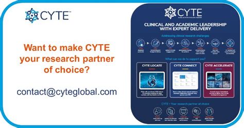 Cyte Connect Locate Accelerate Cyte Global